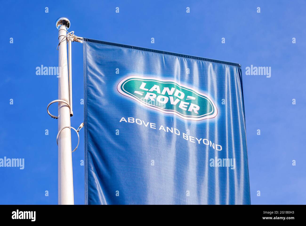 Land Rover Above And Beyond Logo