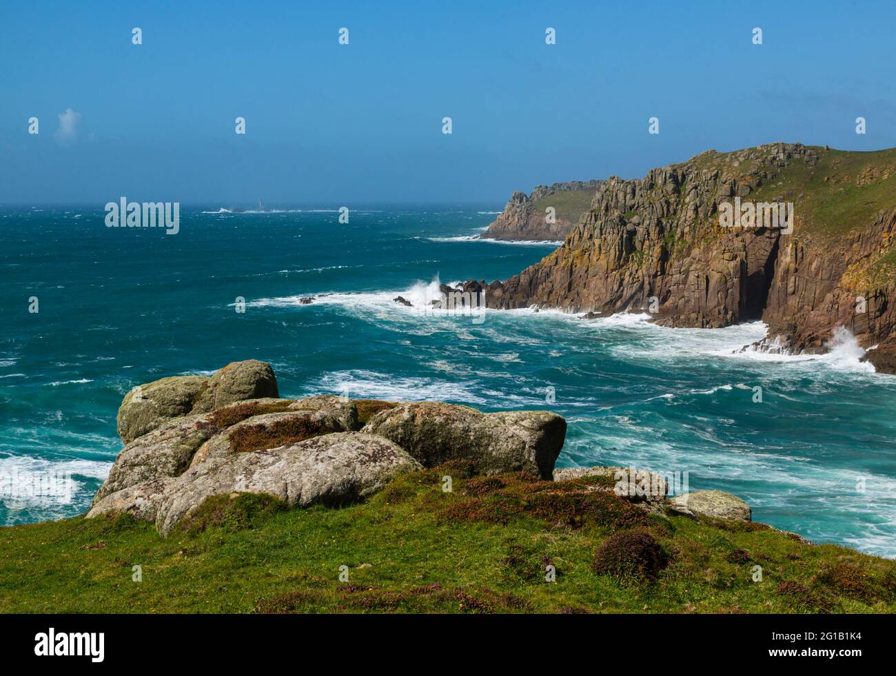 Pendower Cove West Cornwall Stock Photo - Alamy