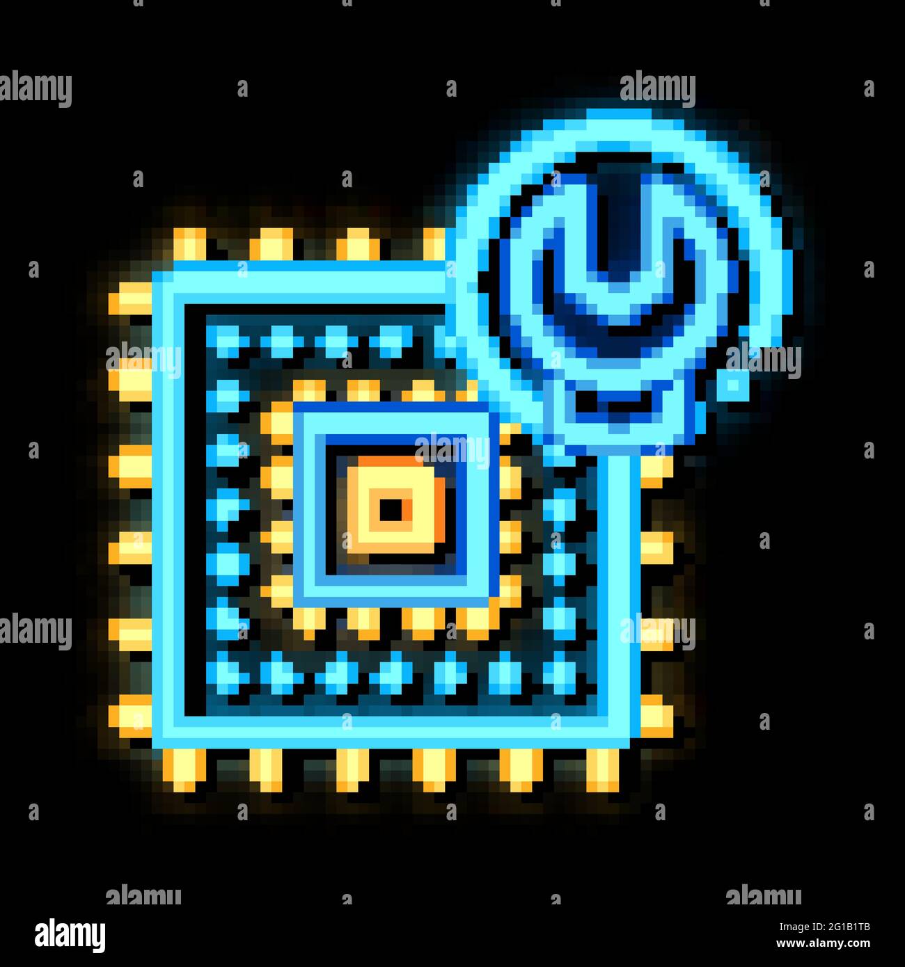 Hardware glowing neon sign hi-res stock photography and images - Alamy