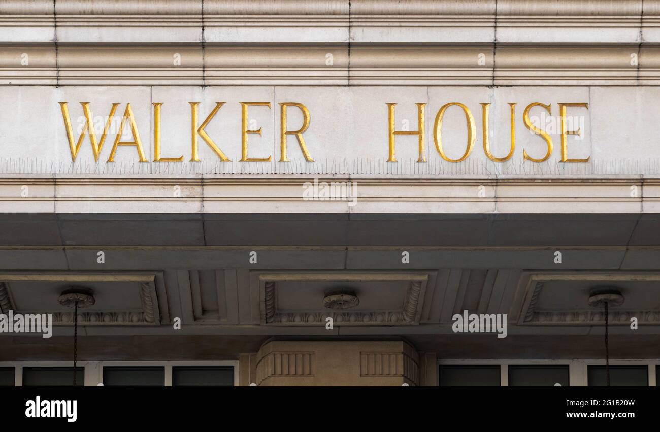 Walker House entrance in city centre Liverpool Stock Photo - Alamy