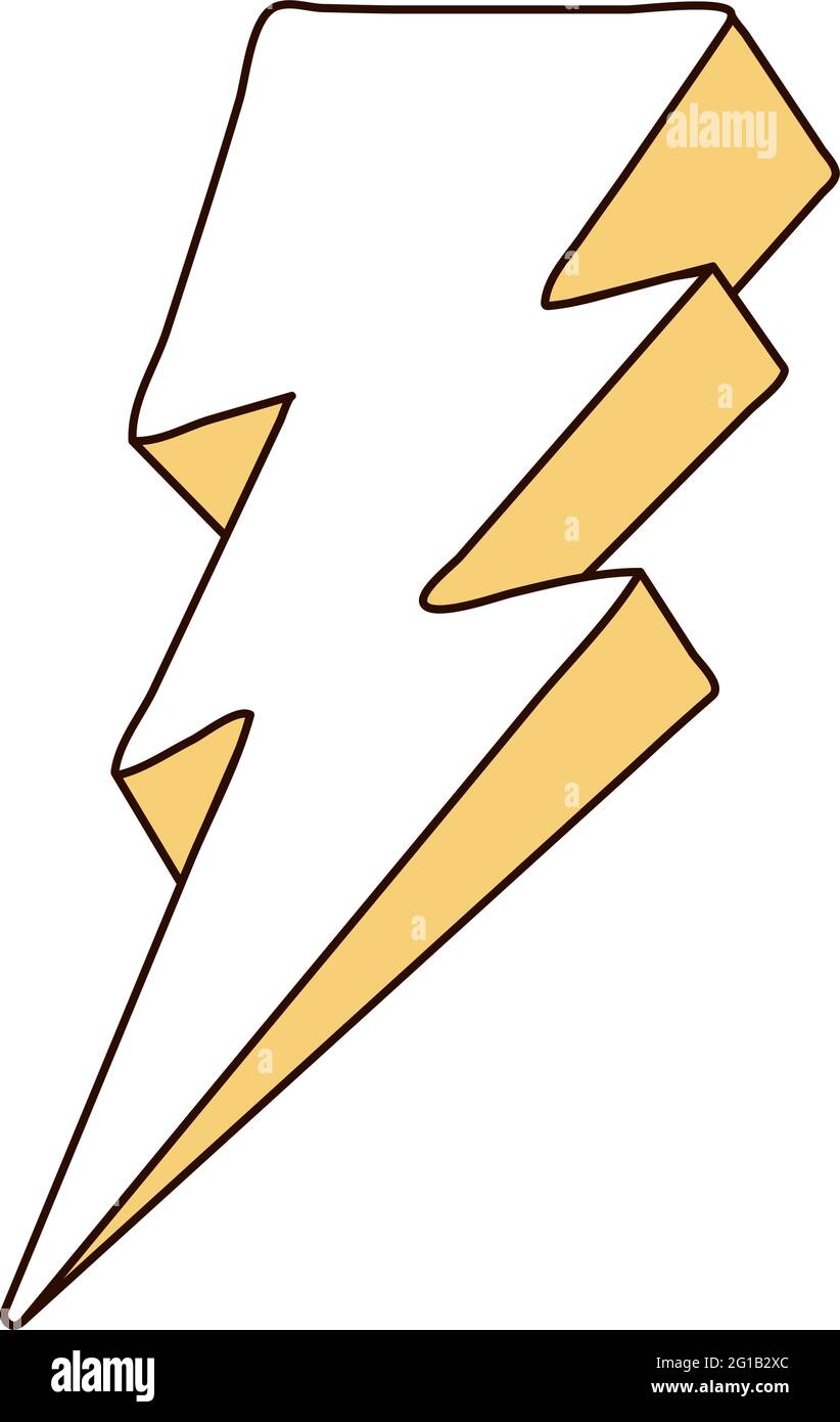 thunder patch design Stock Vector Image & Art - Alamy