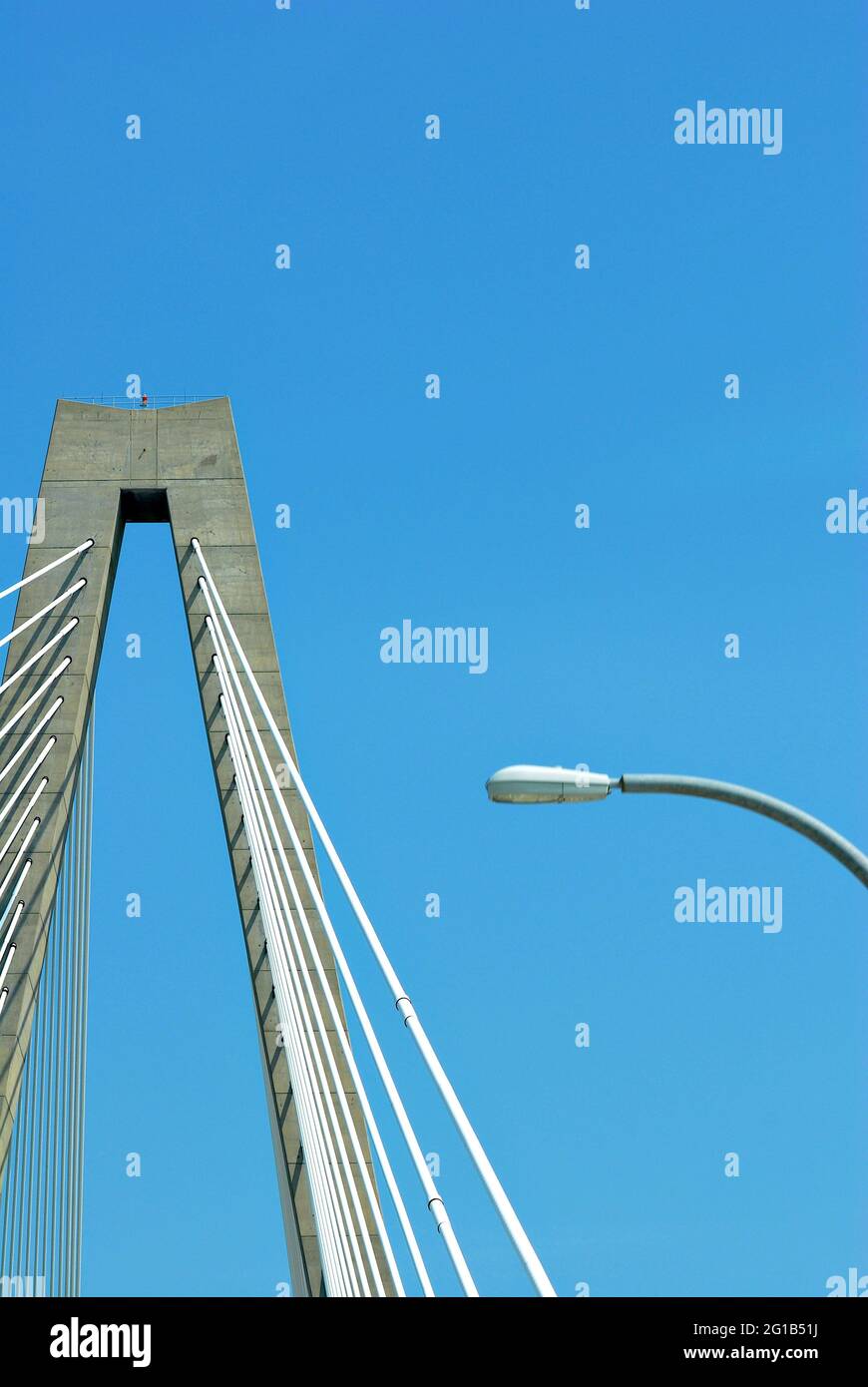 The cable-stayed Arthur Ravenel Jr. Bridge connecting downtown ...