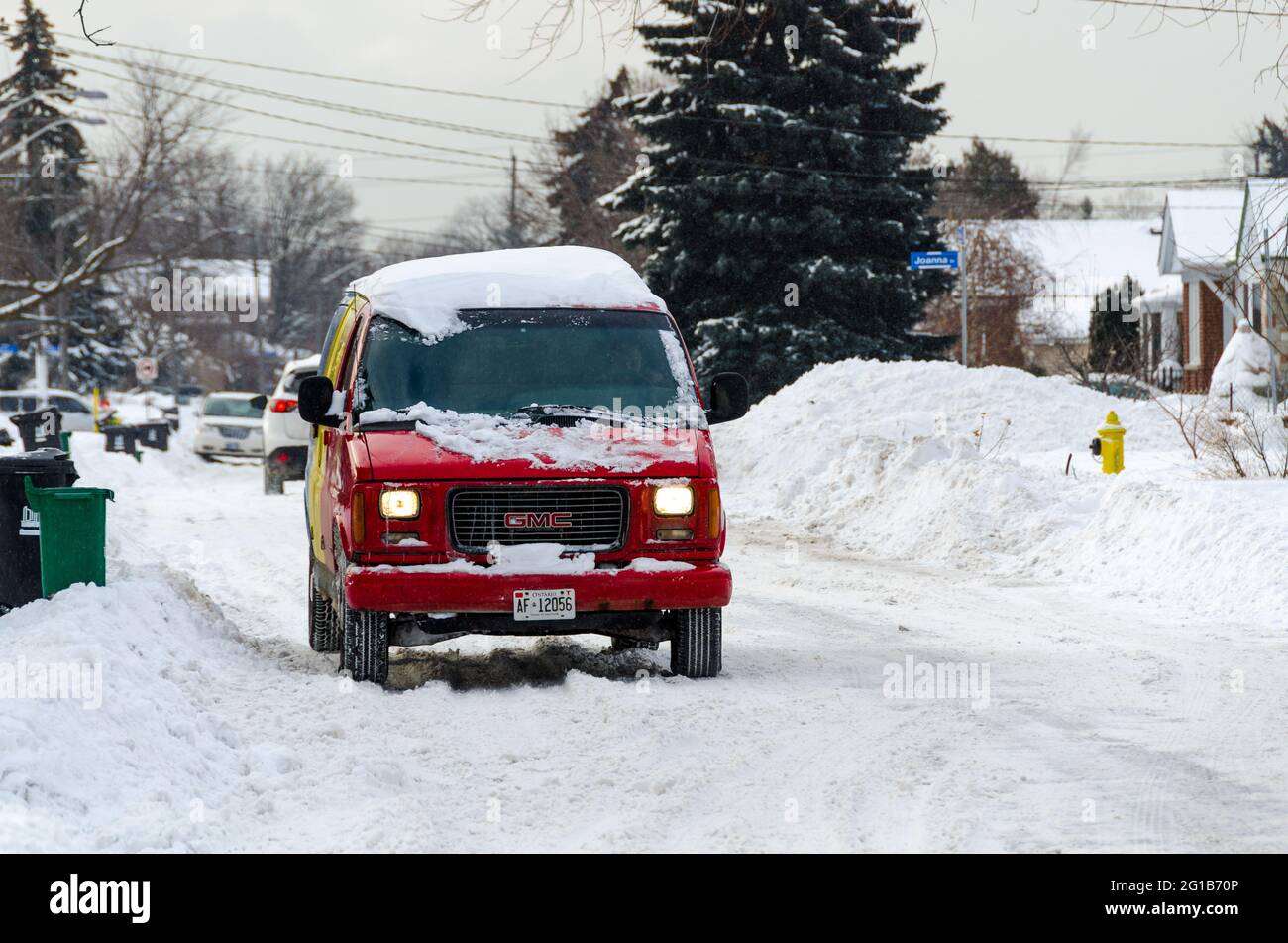 Toronto street snow hi-res stock photography and images - Alamy