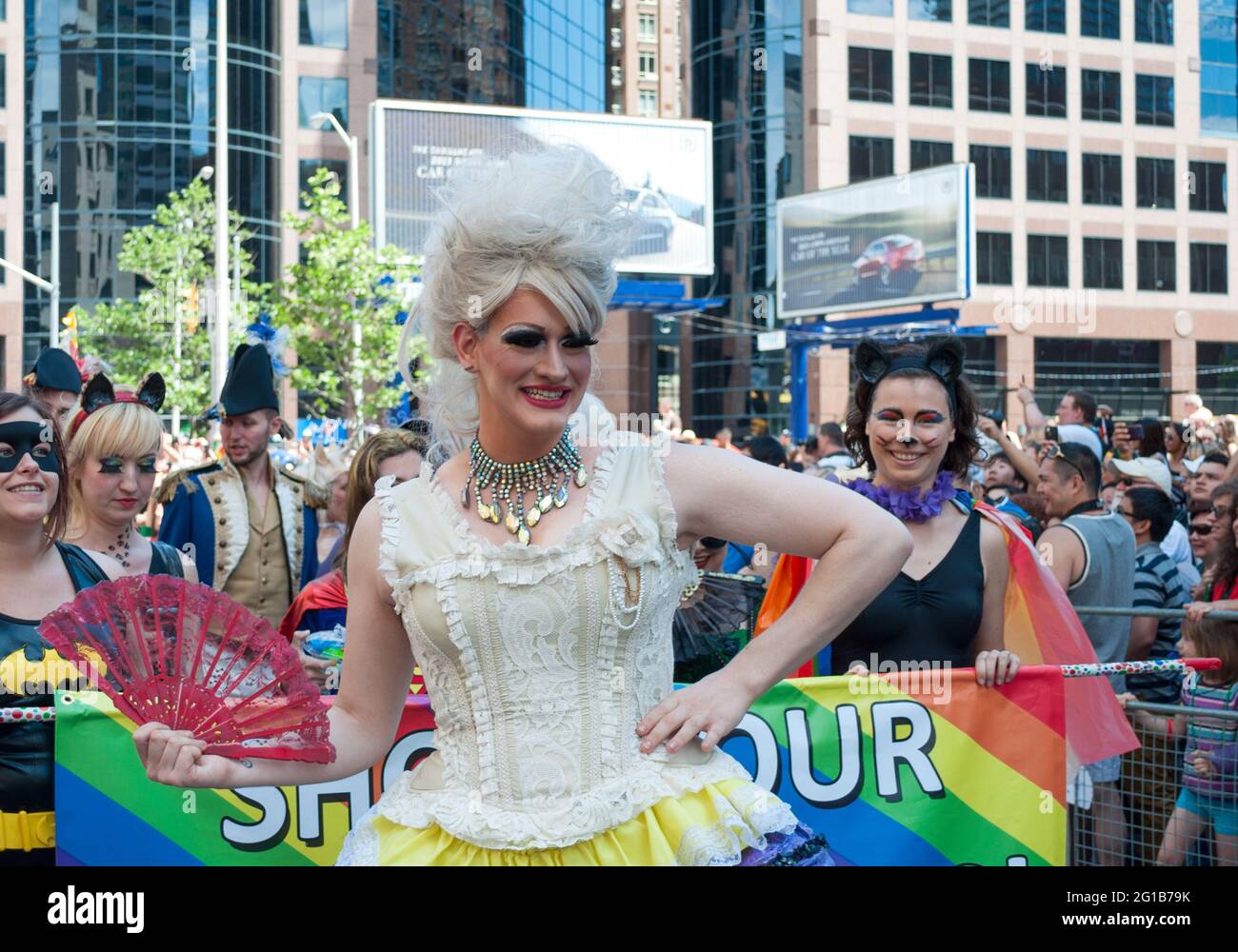 Drag at pride parade hi-res stock photography and images - Alamy