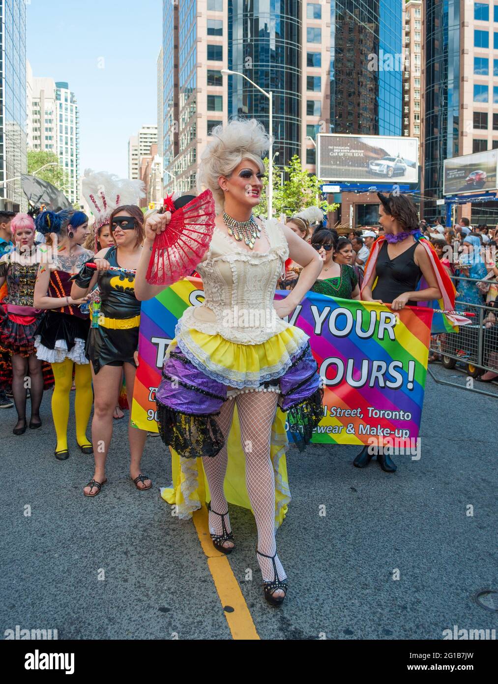 Drag at pride parade hi-res stock photography and images - Alamy