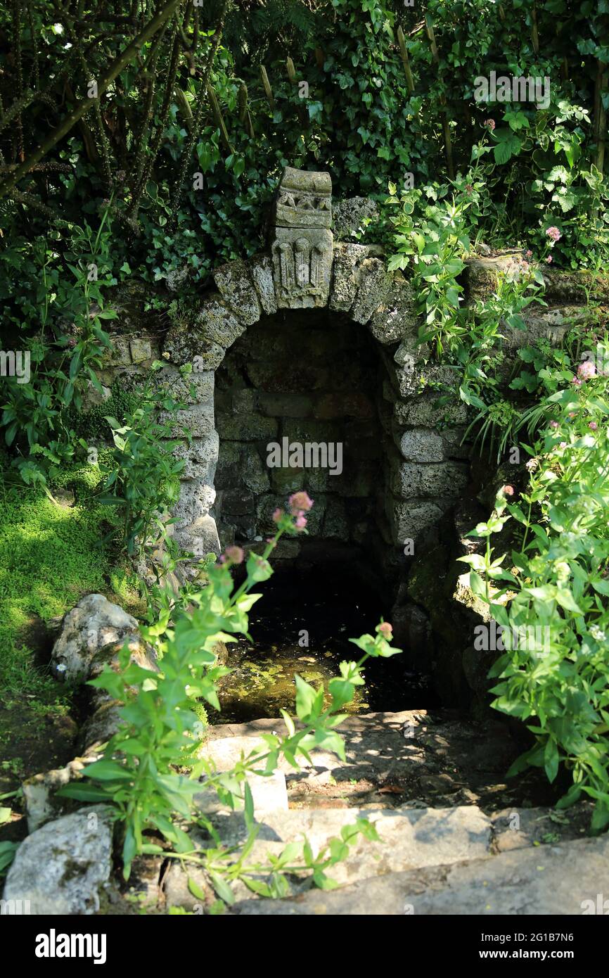 The Black Prince's Well on the site of the former leper hospital of St ...