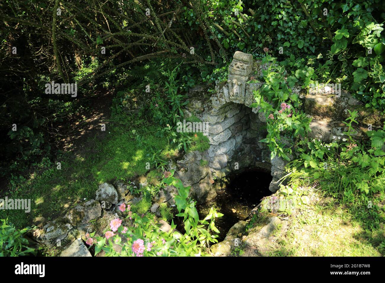 The Black Prince's Well on the site of the former leper hospital of St ...