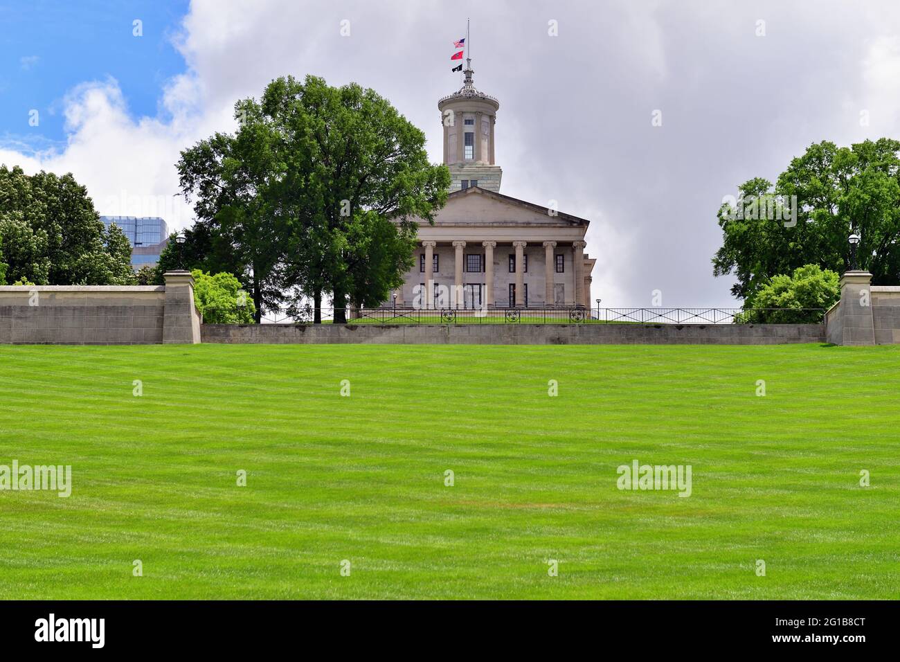 Nashville, Tennessee, USA. The Tennessee State Capitol Building was built between 1845 and 1859 ...