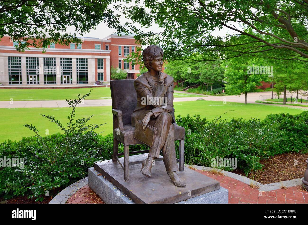 Nashville, Tennessee, USA. A statue of Martha Rivers Ingram at the ...