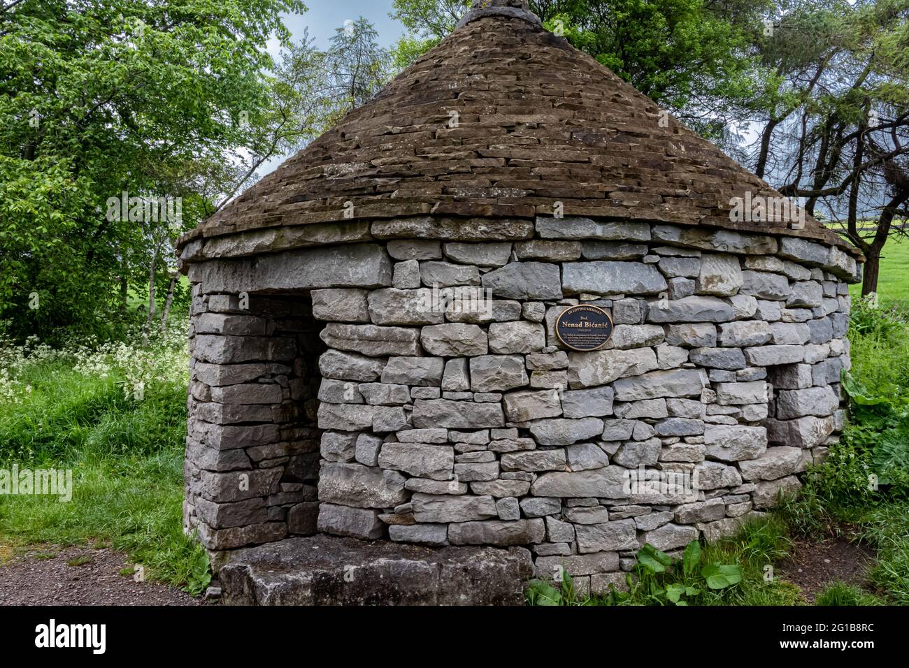 Kazun Istrian. Stone Shelter from Croatia on High Peak Trail Derbyshire ...