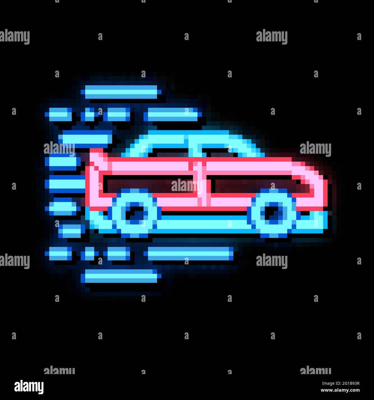 Car High Speed neon glow icon illustration Stock Vector Image & Art - Alamy