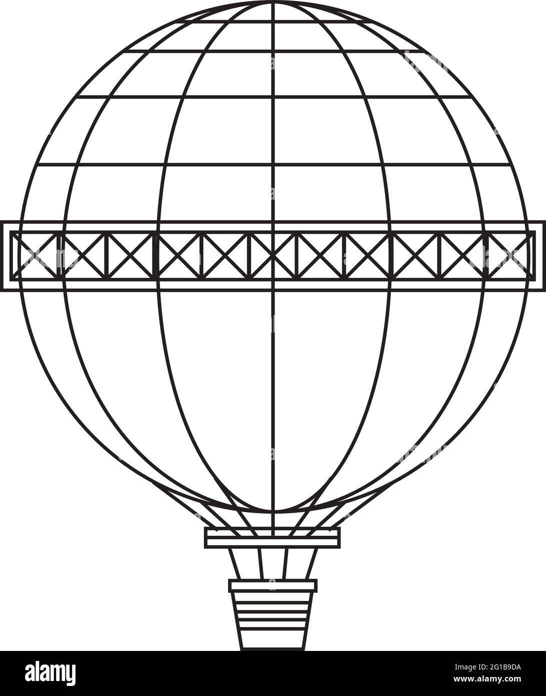 Balloon line art doodle vector illustration collection Stock Vector ...