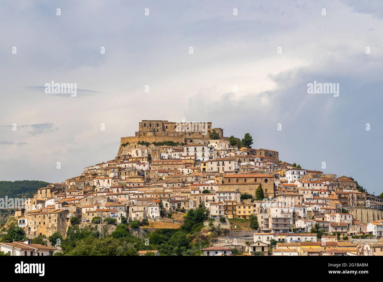 Rocca Imperiale castle in Cosenza province, Calabria, Italy Stock Photo ...