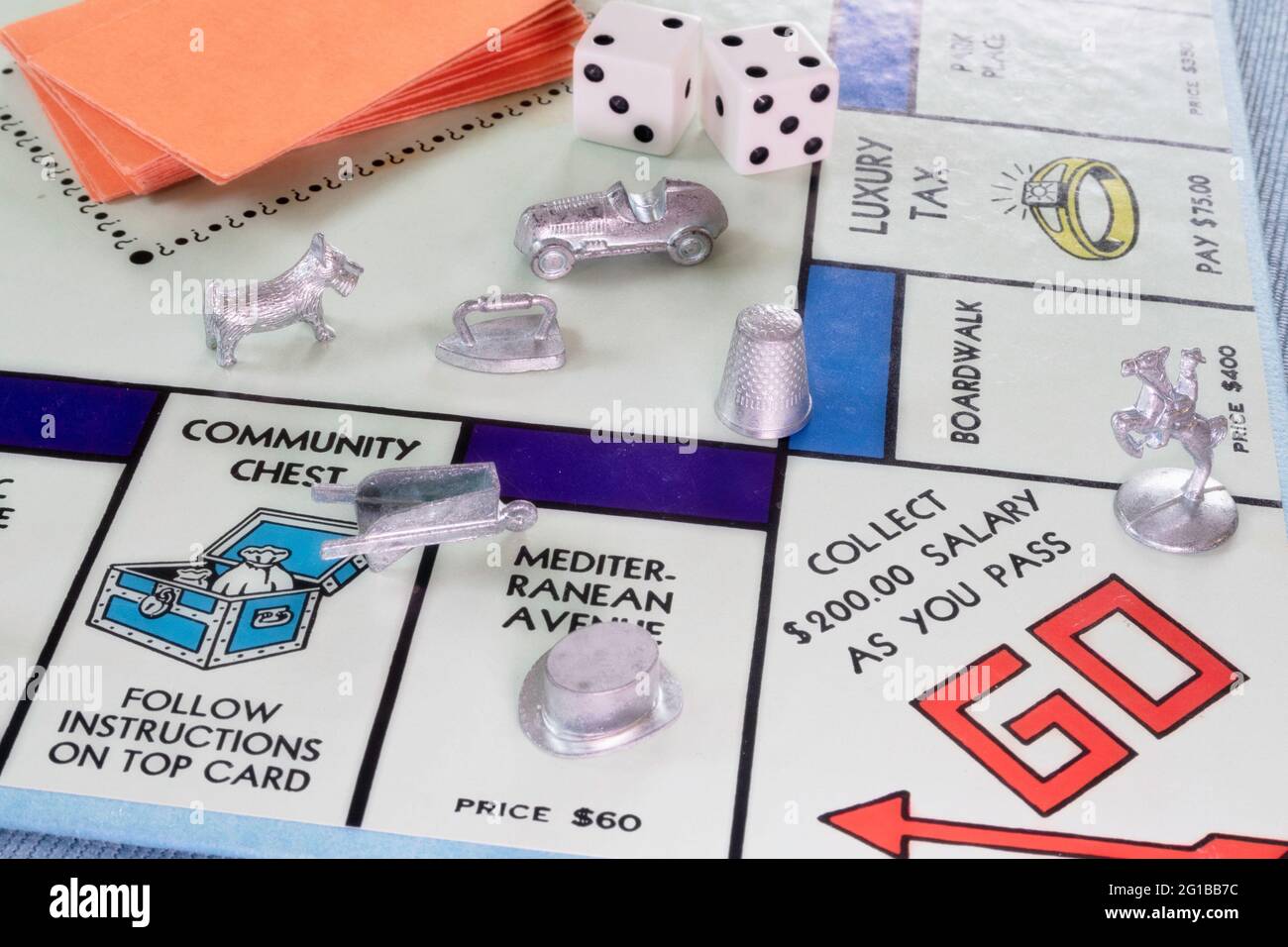 Retro monopoly board hi-res stock photography and images - Alamy