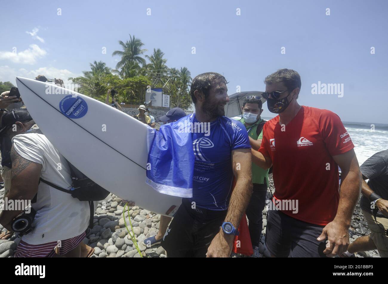 Tamanique, El Salvador. 6th June, 2021. Joan Duru from France ...