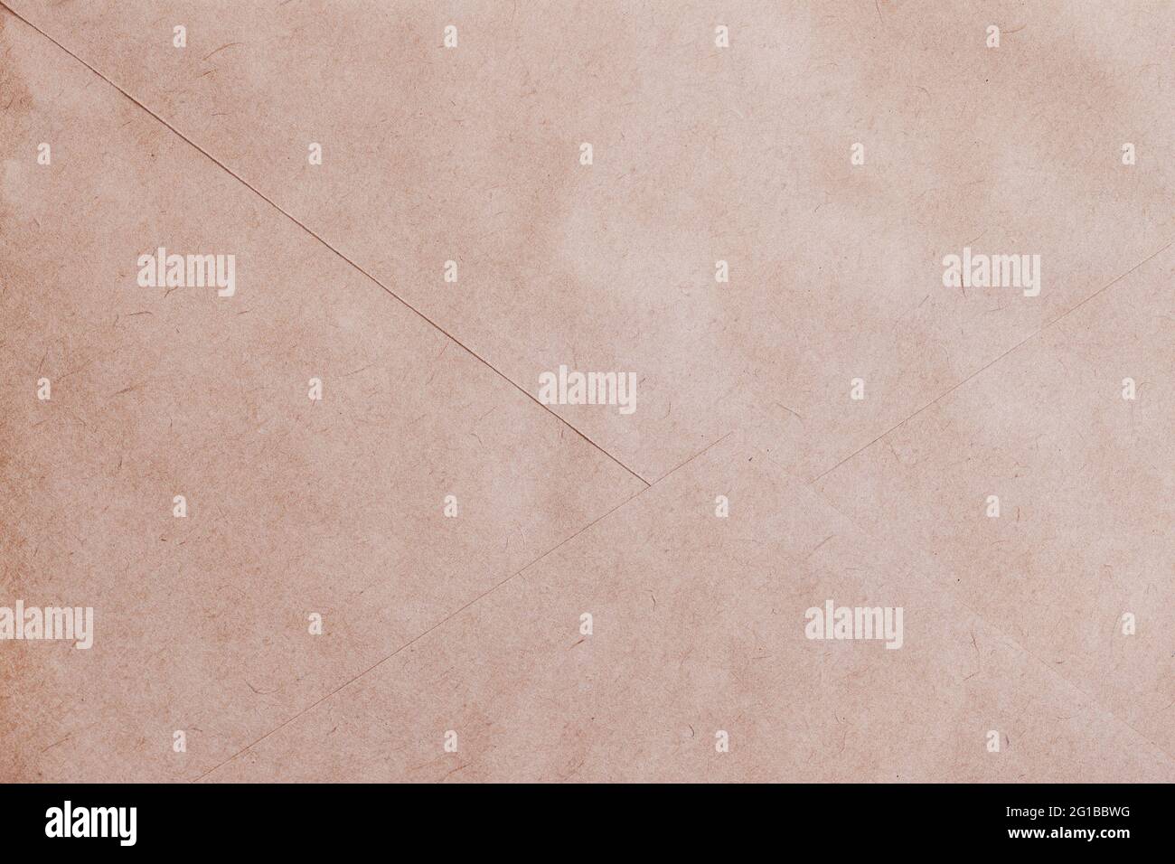 Texture of vintage paper envelope part, back side. Background, copy ...