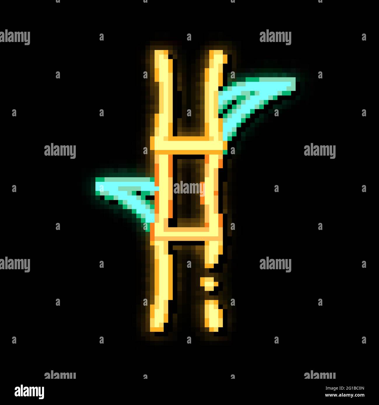 Sugar Cane neon glow icon illustration Stock Vector Image & Art - Alamy