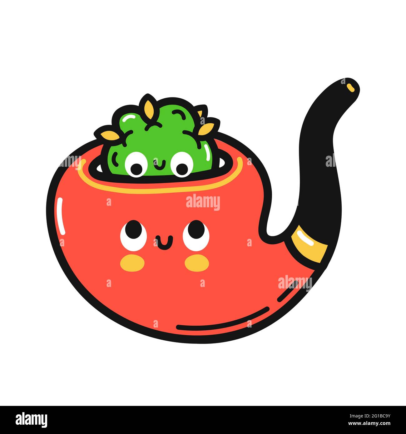 Weed Smoke White Background