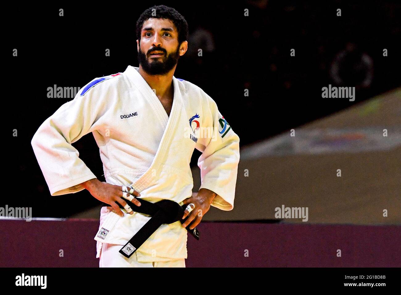 BUDAPEST, HUNGARY - JUNE 6: Walide Khyar of France disappointed during ...