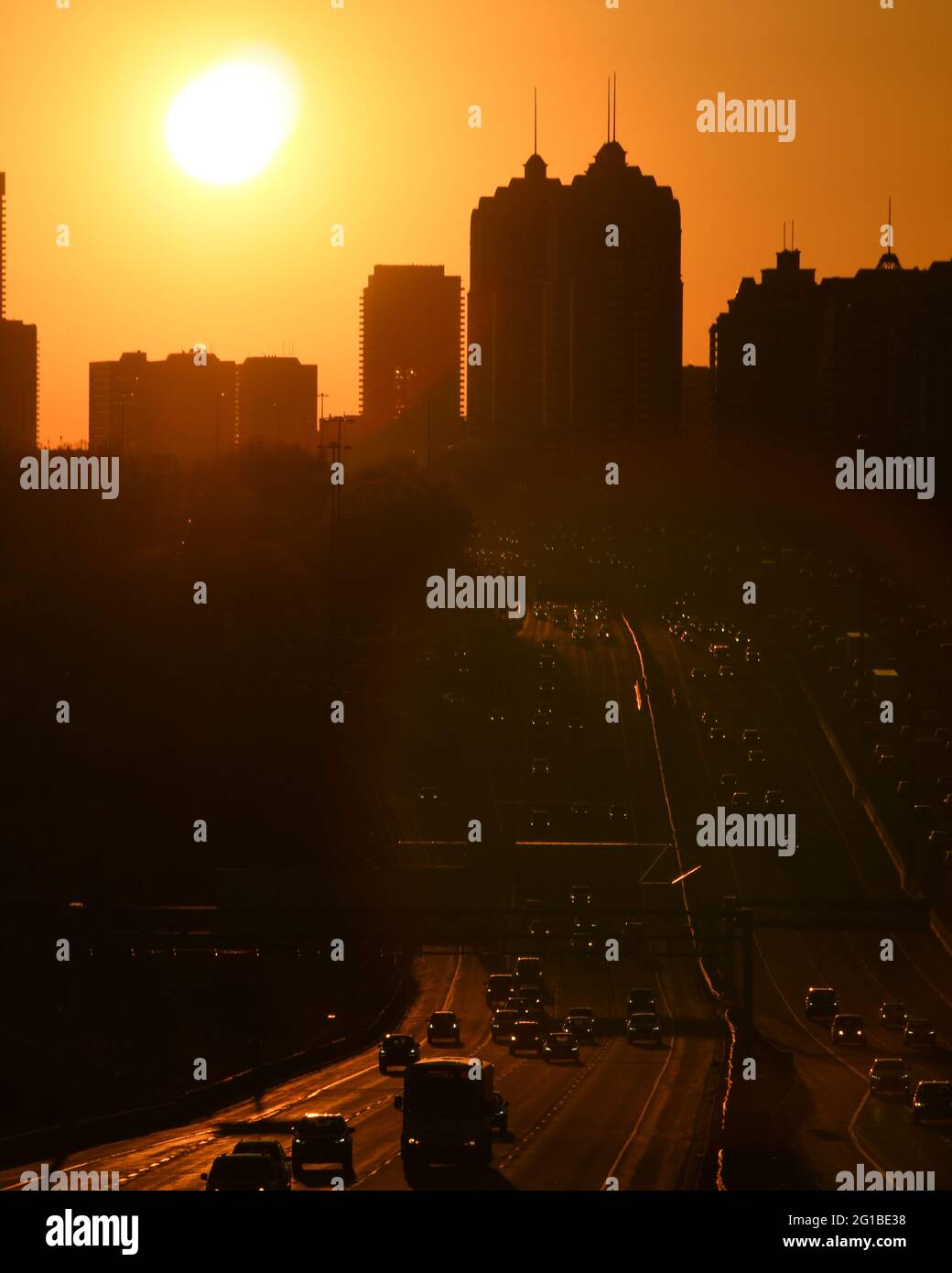 Sunset in Toronto Stock Photo - Alamy