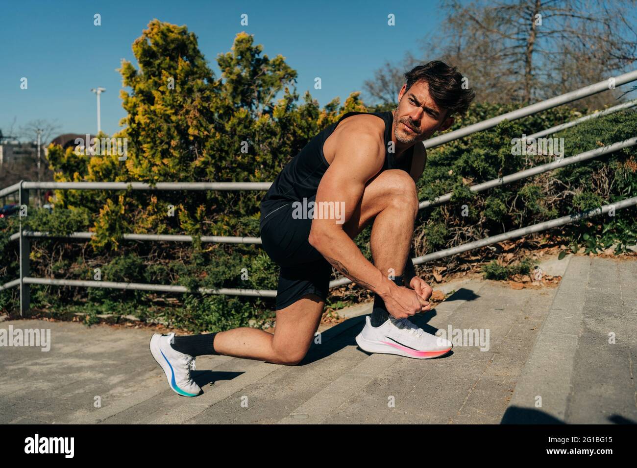 Lean muscle athlete hi-res stock photography and images - Alamy
