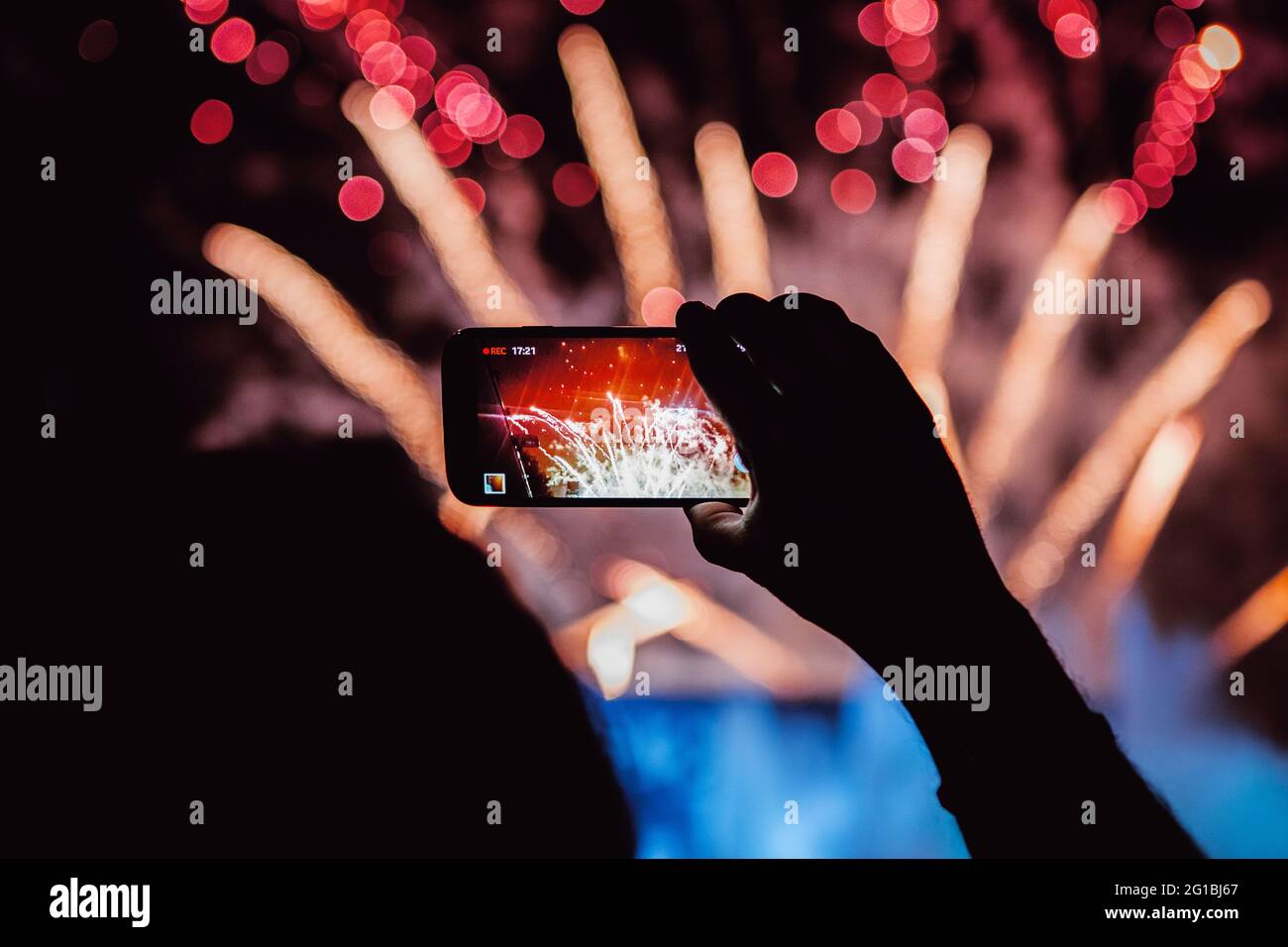 Mobile light beam hi-res stock photography and images - Alamy
