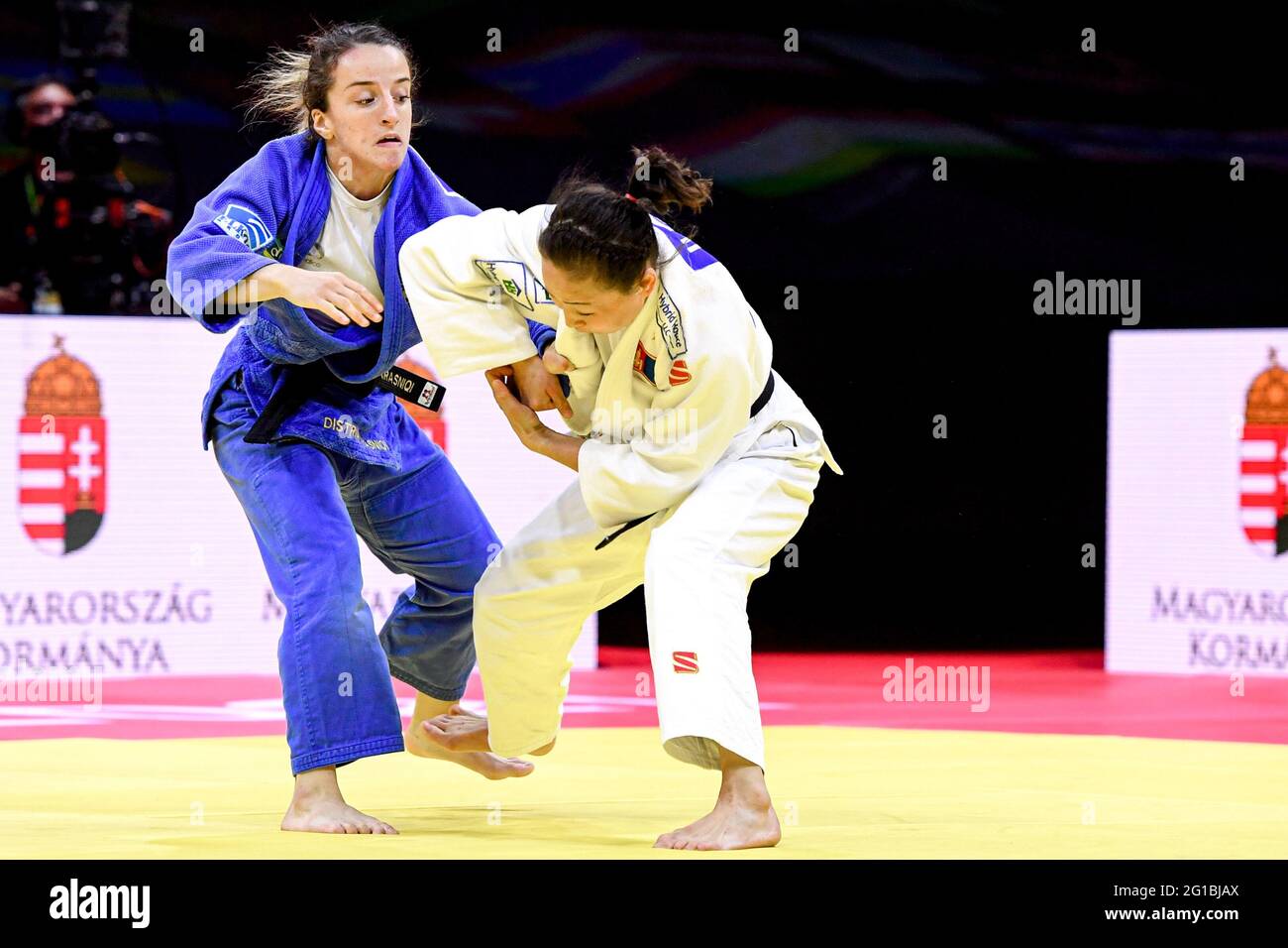 BUDAPEST, HUNGARY - JUNE 6: Urantsetseg Munkhbat of Mongolia, Distria ...