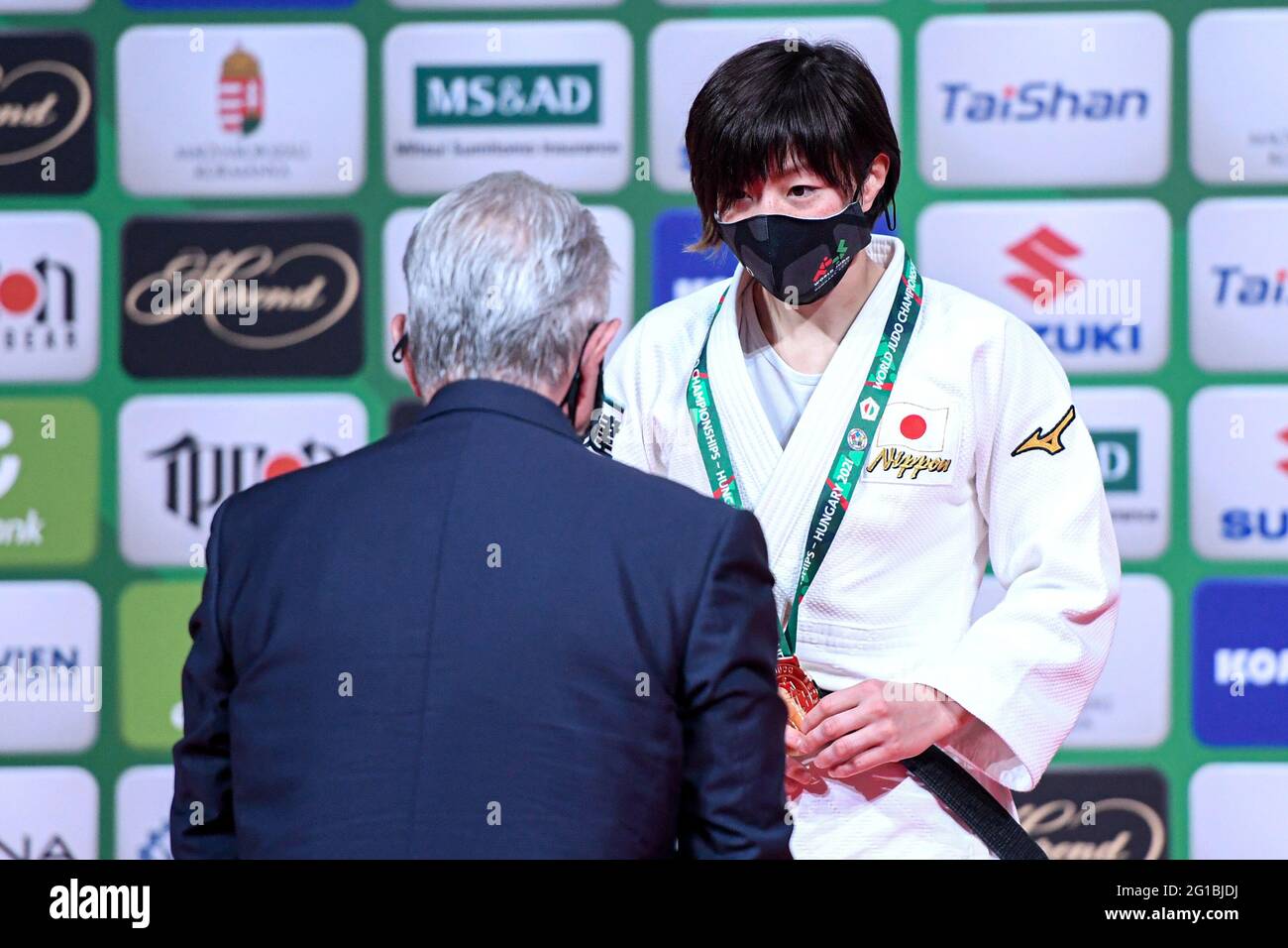 BUDAPEST, HUNGARY - JUNE 6: Natsumi Tsunoda of Japan winner of the gold ...