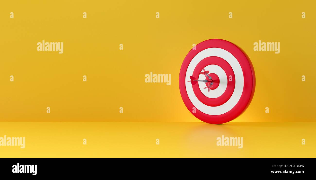 Bullseye arrow icon hi-res stock photography and images - Alamy