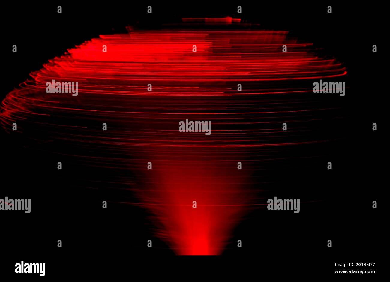 Abstract red light trails in the dark, motion blur effect Stock Photo ...