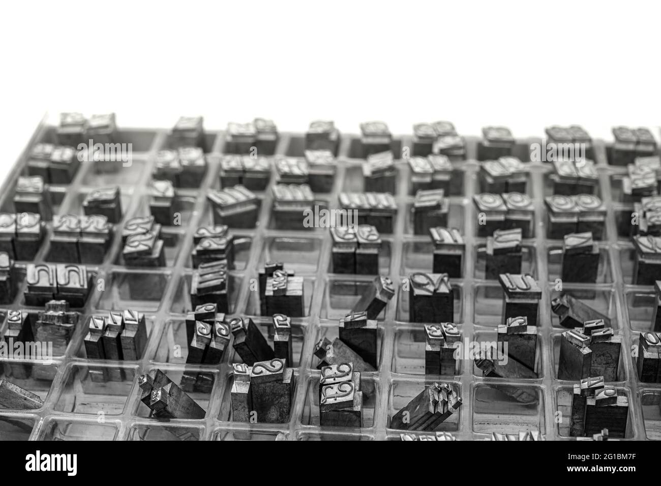 A vintage letterpress alphabet and numbers Stock Photo - Alamy