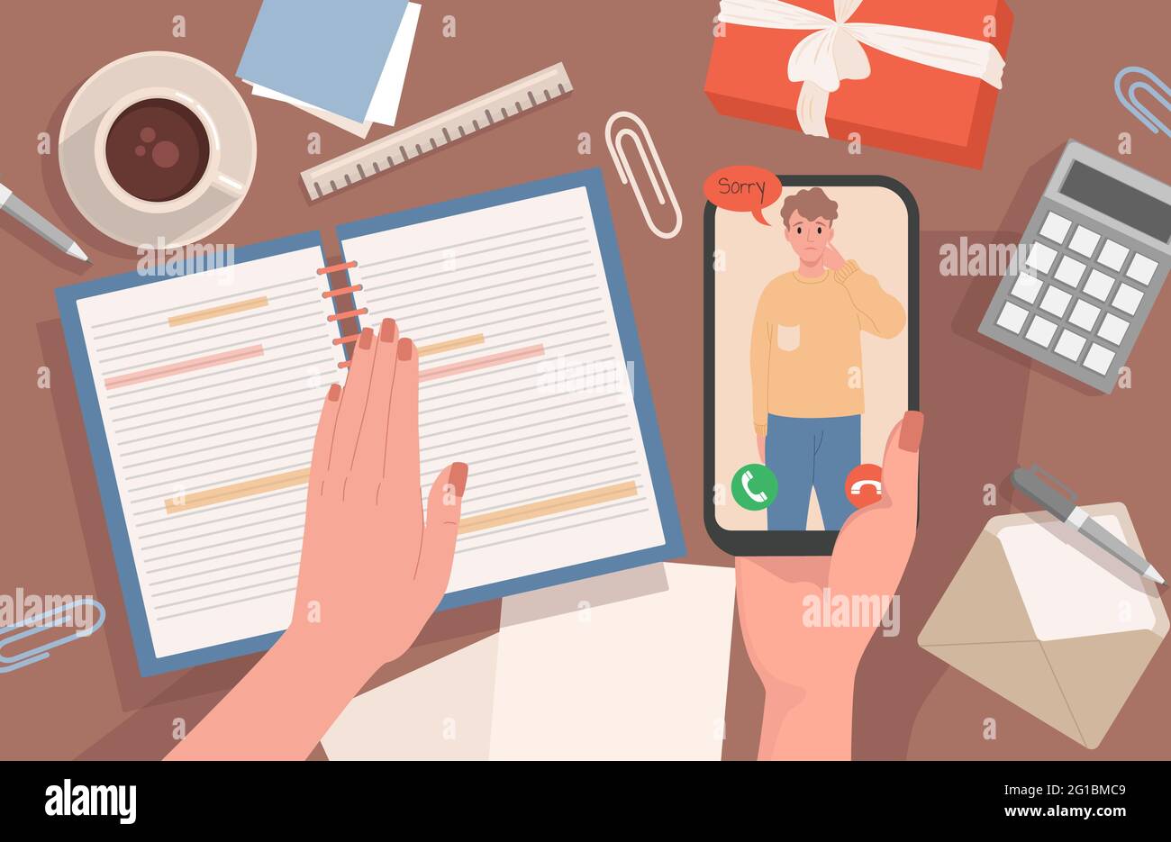 Man confused expression holding Stock Vector Images - Alamy