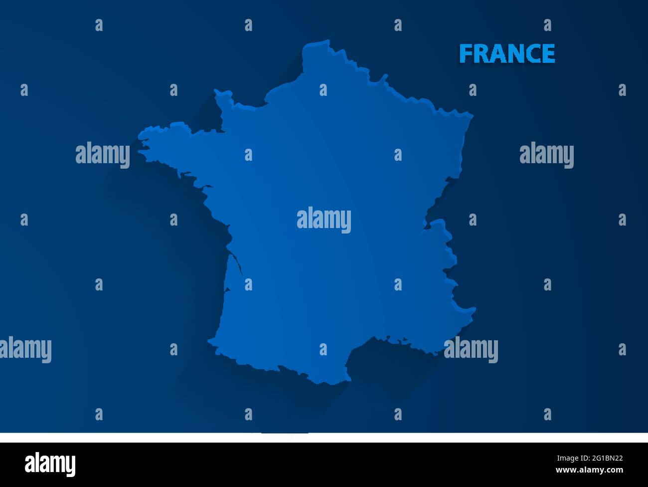 Blue France map background, vector, illustration, eps 10 file Stock ...