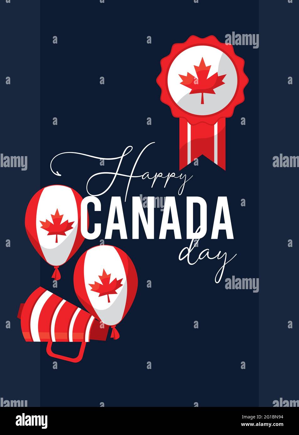 canada celebration poster Stock Vector Image & Art - Alamy