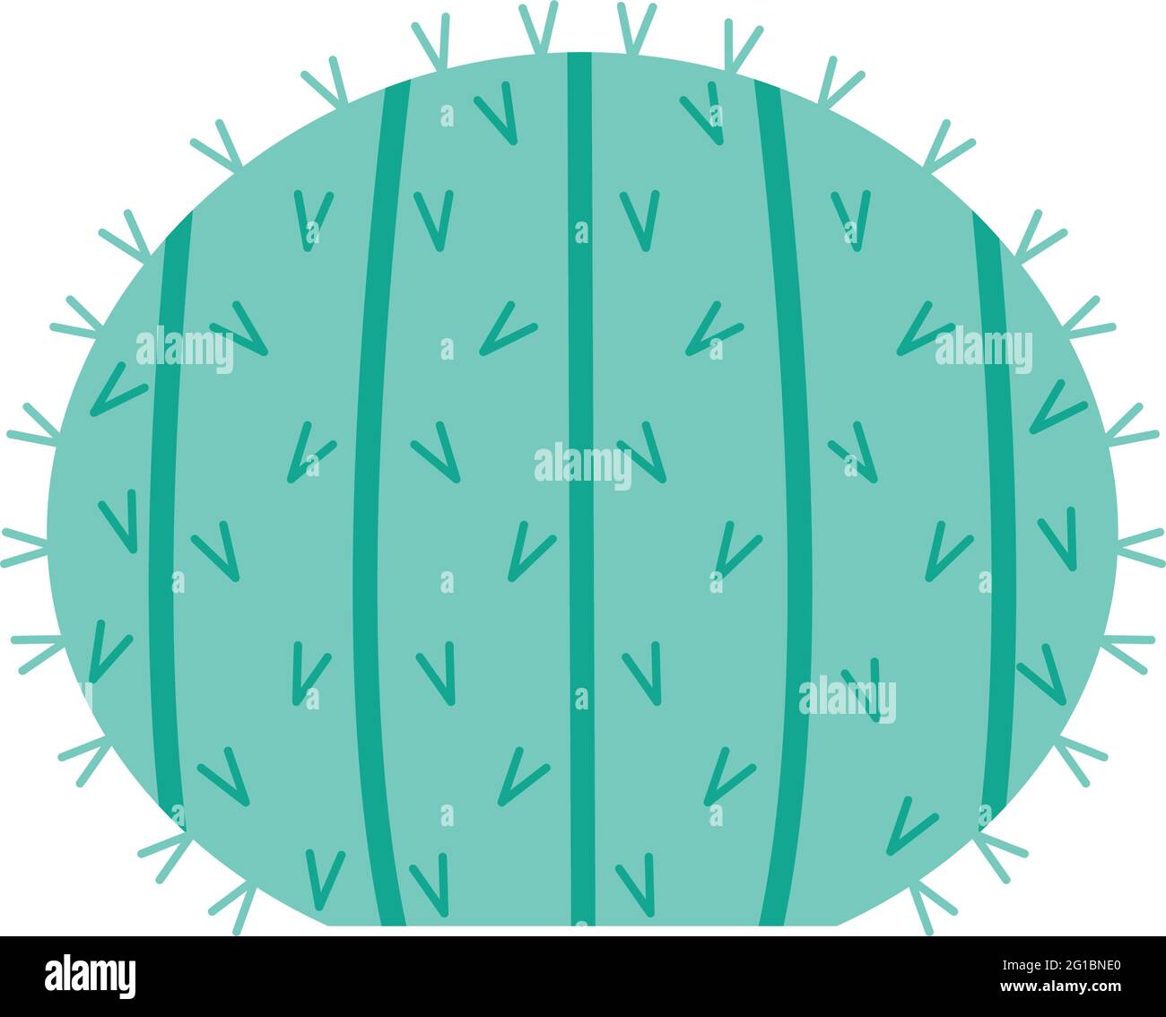 round cactus design Stock Vector Image & Art - Alamy