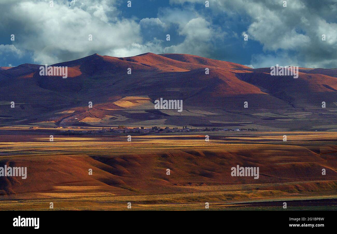 Spectacular drone shot of high resolution high mountain landscapes from ...