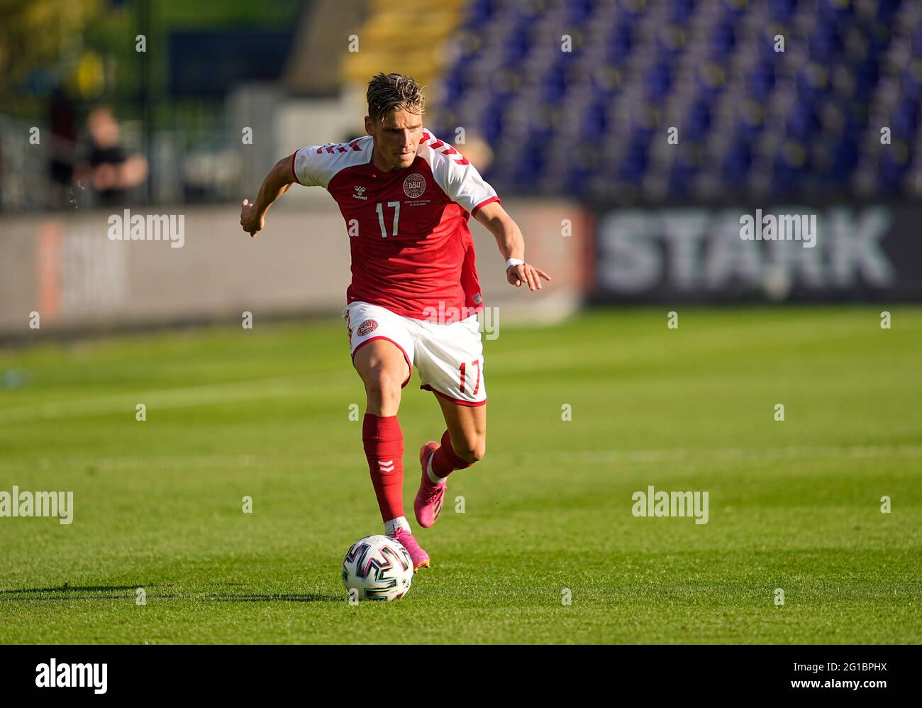 Broendby Stadium, Copenhagen, Denmark. 6th June, 2021. Denmark's Jens ...