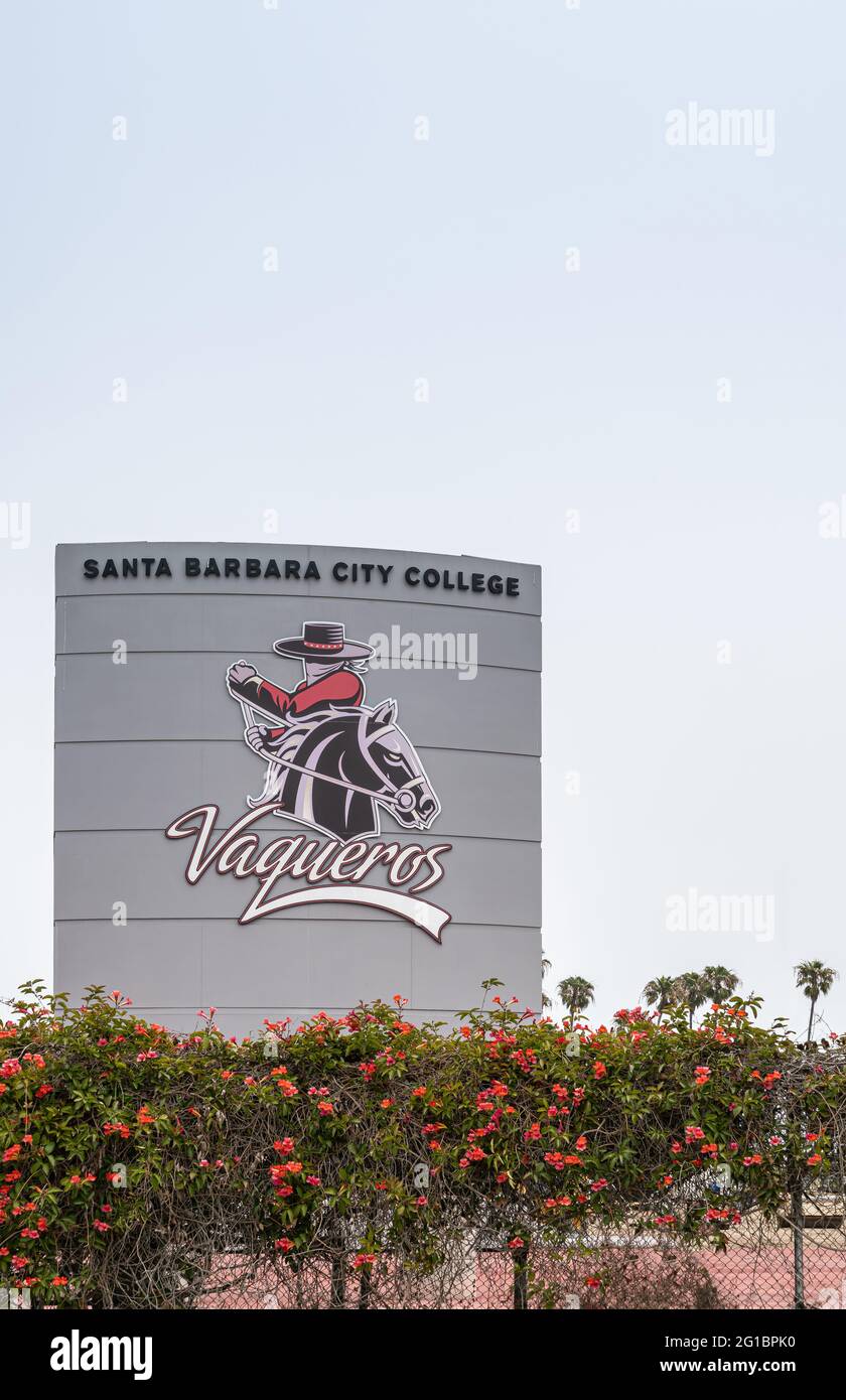 Santa Barbara, CA, USA - June 2, 2021: City College facilities ...