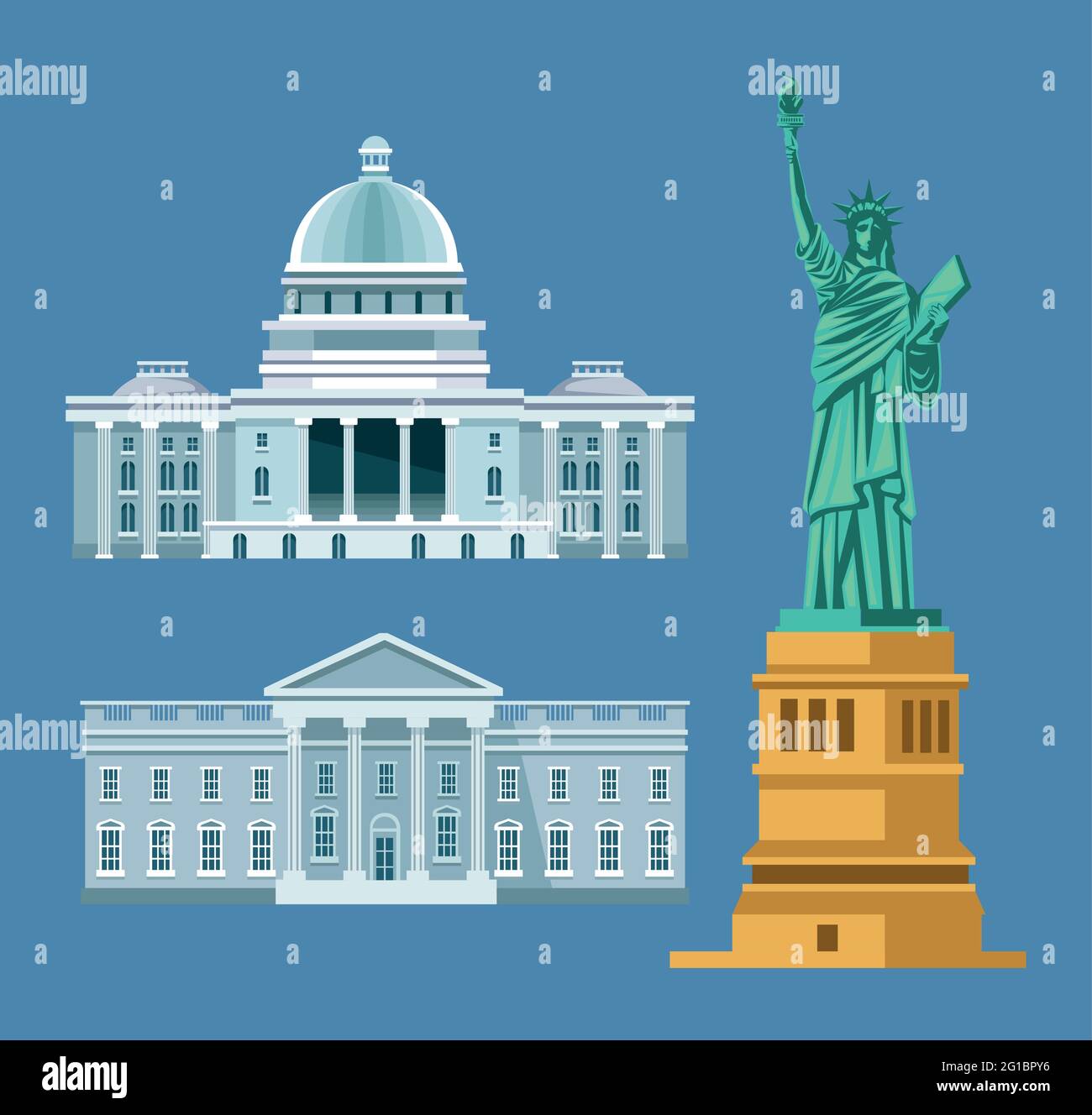 Three statue Stock Vector Images - Alamy