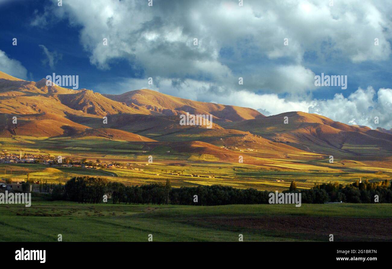 Spectacular drone shot of high resolution high mountain landscapes from ...