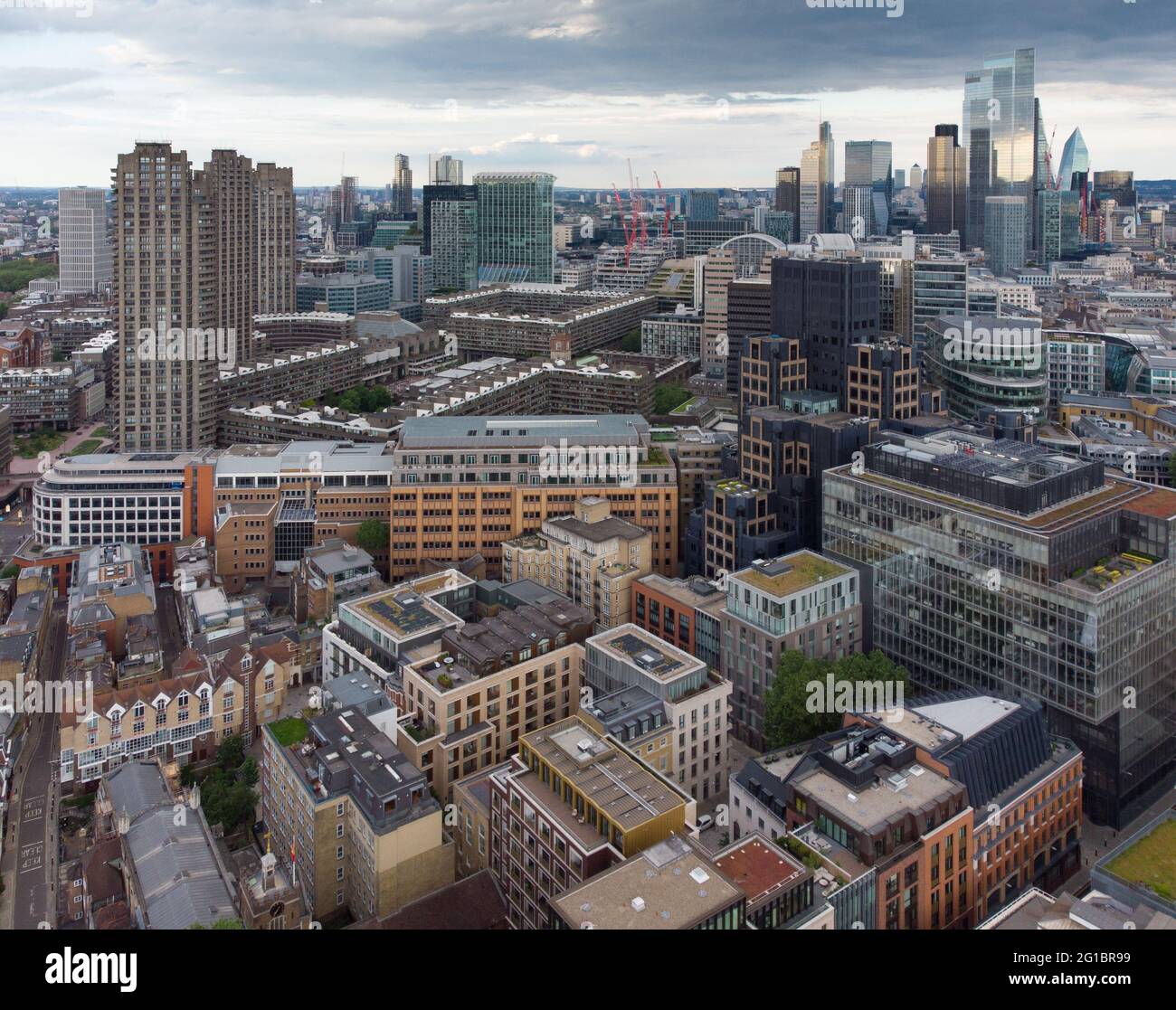 The barbican centre aerial hi-res stock photography and images - Alamy