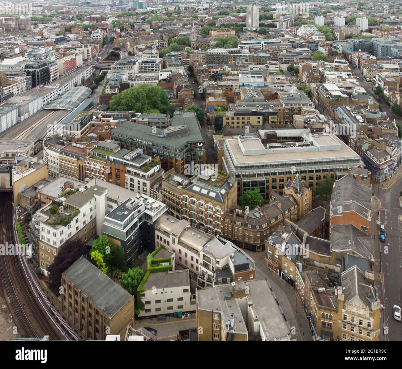 London farringdon aerial hi-res stock photography and images - Alamy