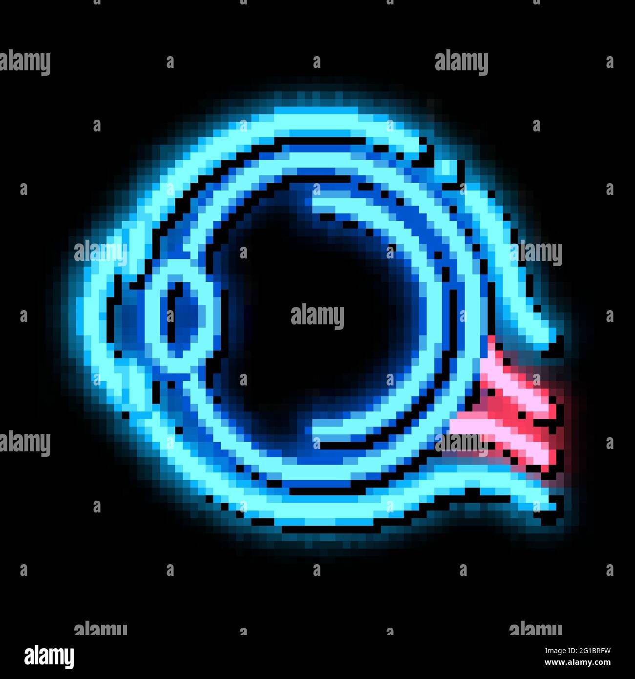 Human Eyeball Anatomy Organ neon glow icon illustration Stock Vector ...