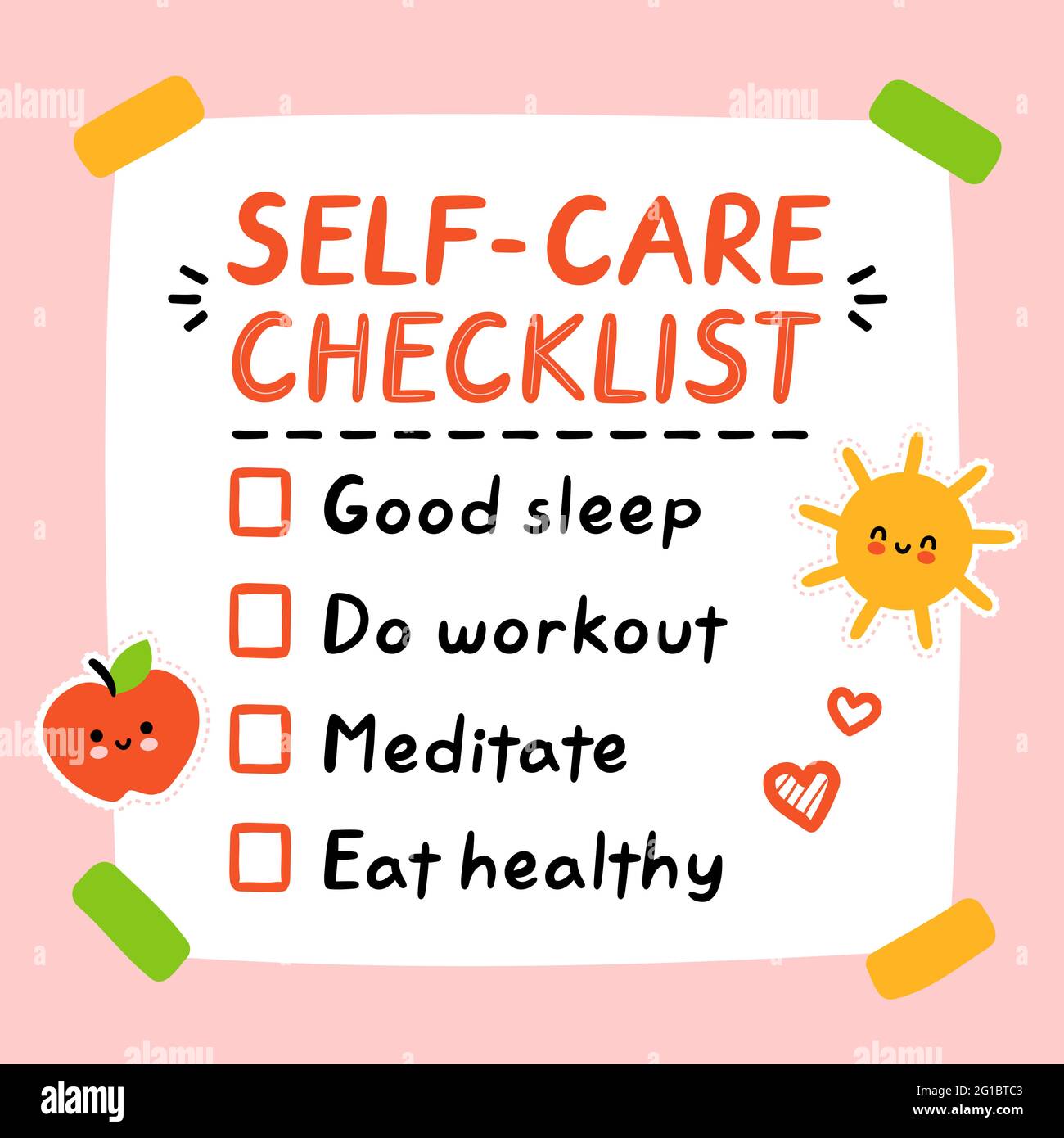 Checklist cartoon hi-res stock photography and images - Alamy