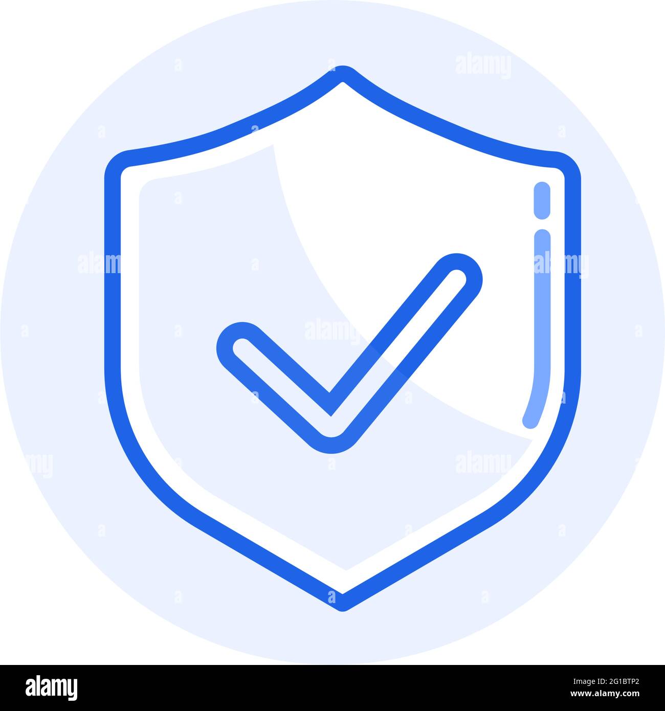 protection security shield outline icon Stock Vector Image & Art - Alamy