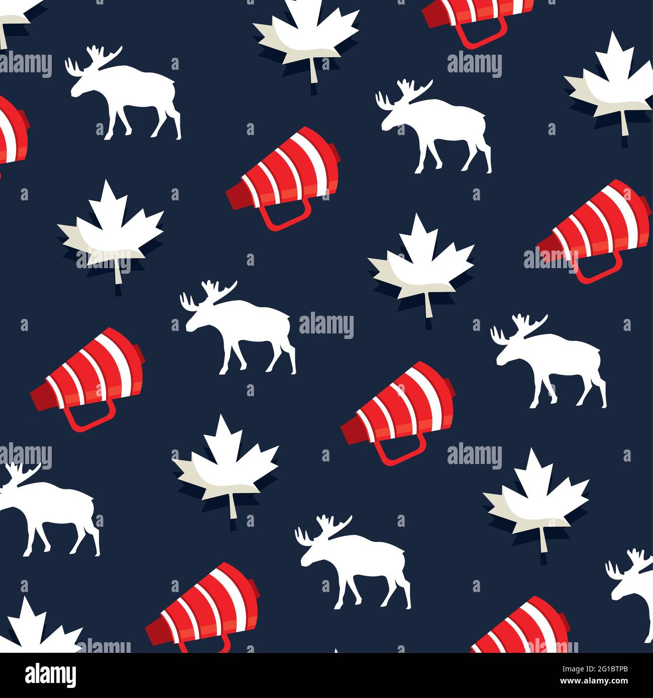 canada day pattern Stock Vector Image & Art - Alamy