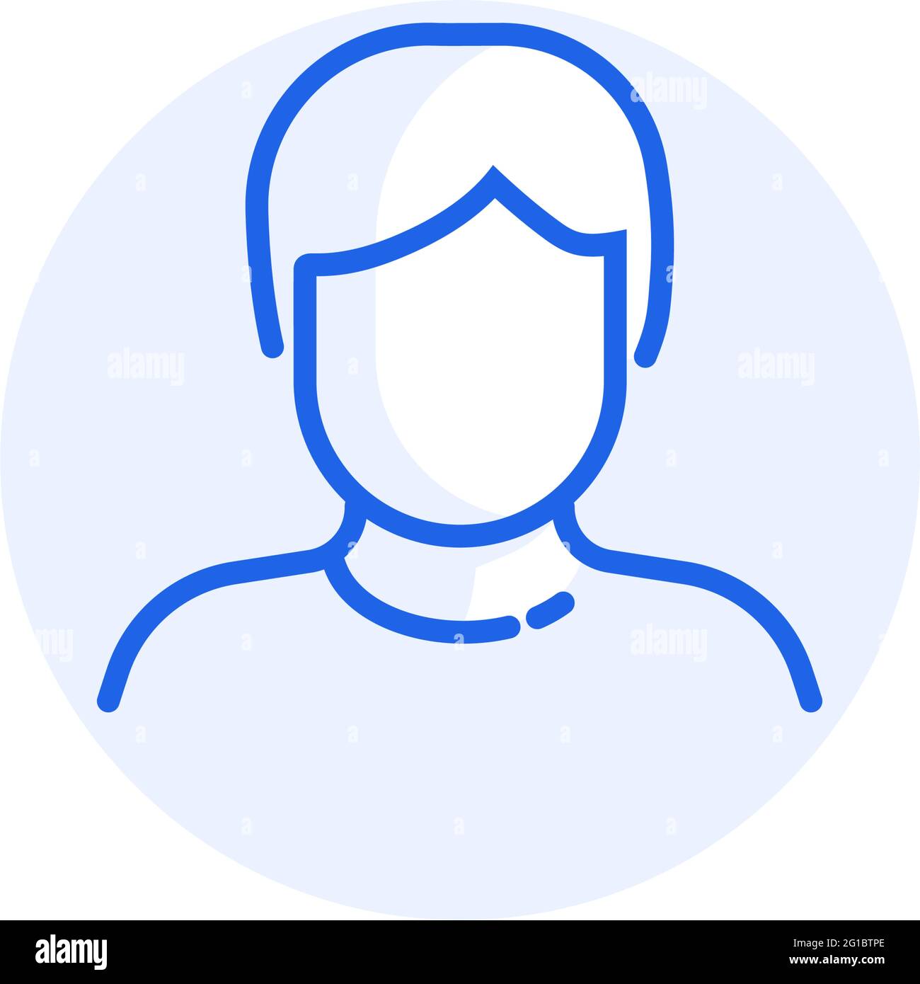 simple person user outline icon Stock Vector Image & Art - Alamy