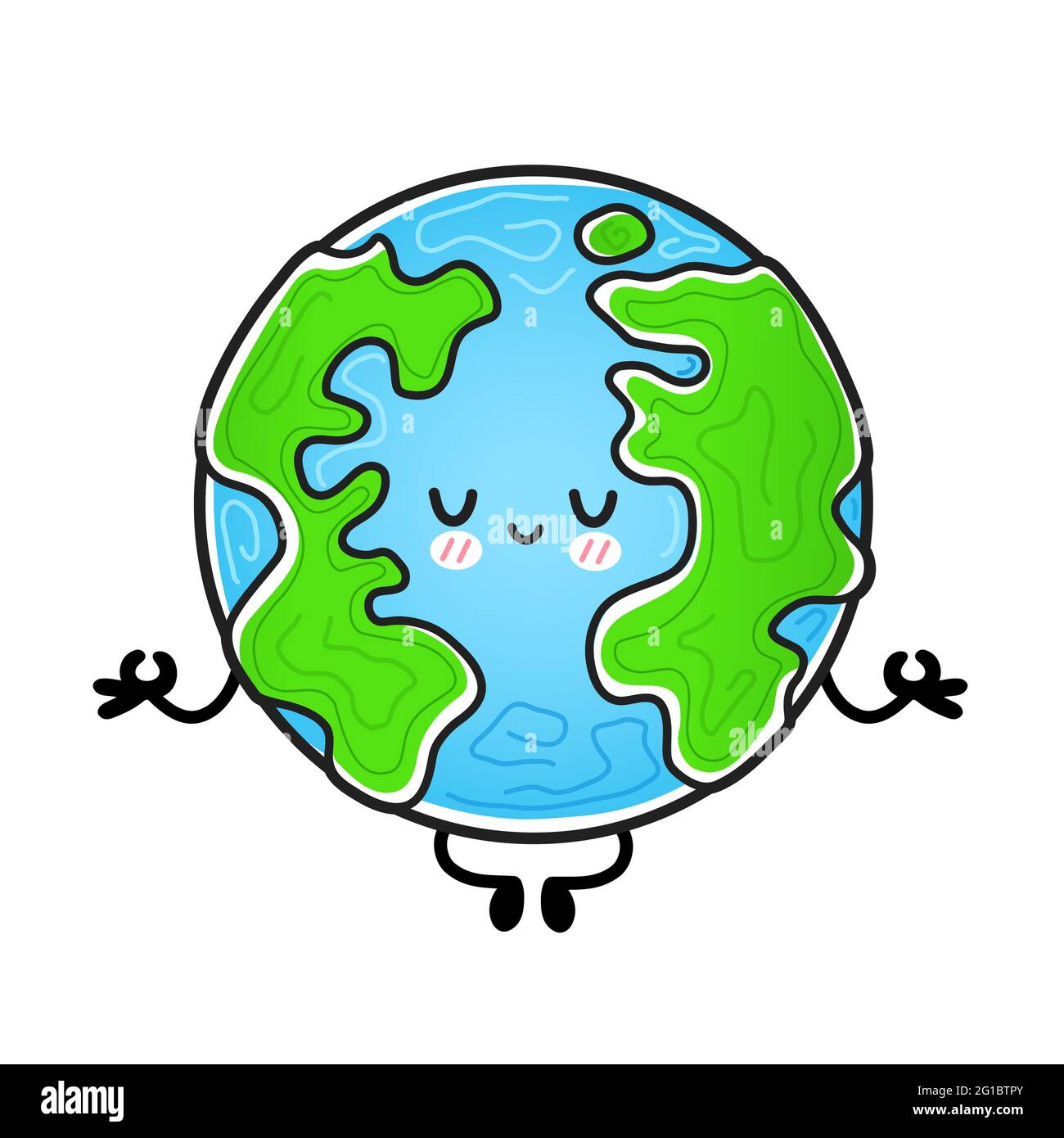 Healthy Earth Cartoon