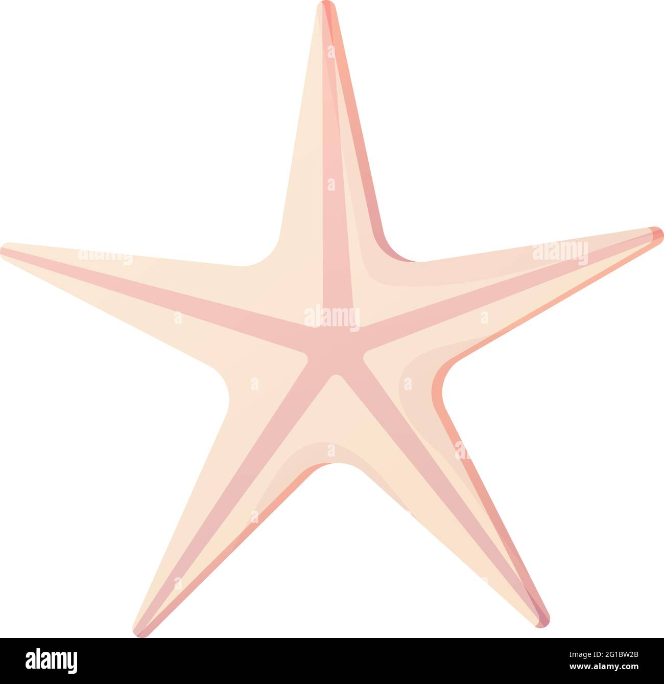 Pink starfish seashell. Beach clipart,ocean star element concept. Stock ...