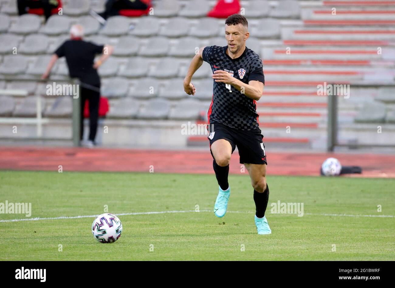 Ivan Perisic of Croatia during the international friendly football ...